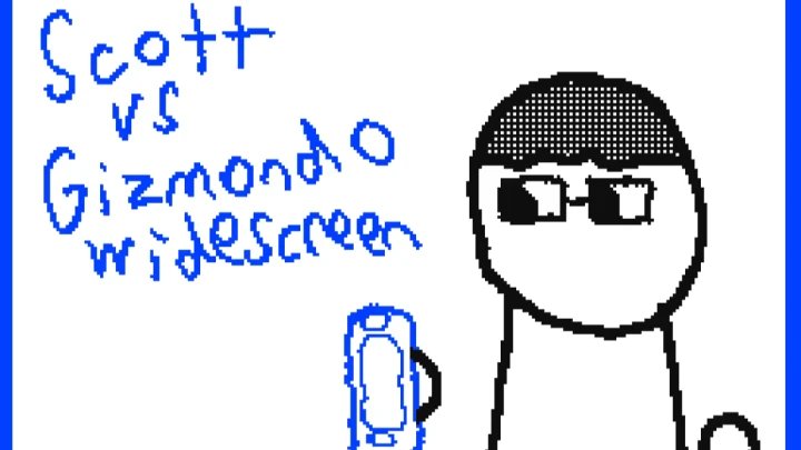 Scott The Woz vs Gizmondo Widescreen (Flipnote)