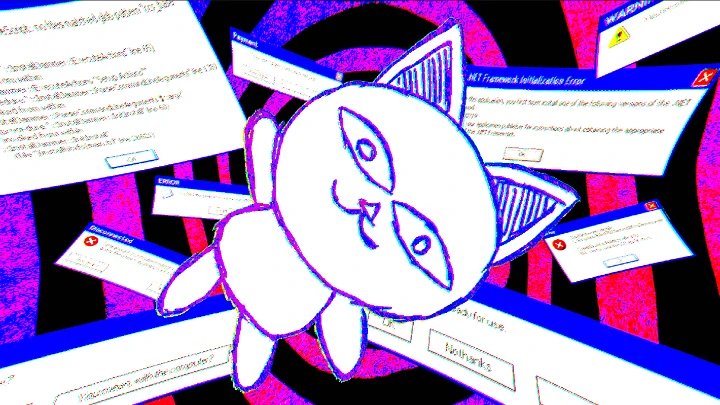 cat.exe has stopped responding