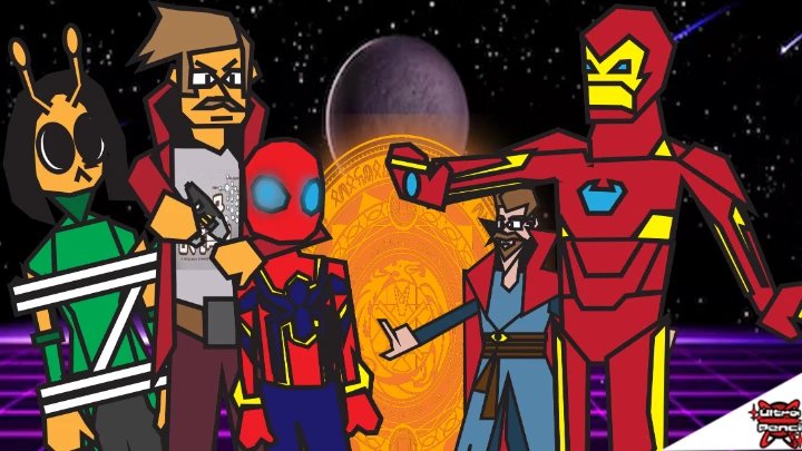 Avengers Infinity war animated in my art style