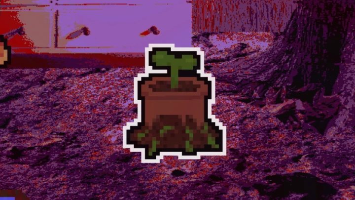 rusty plants soaked in blood