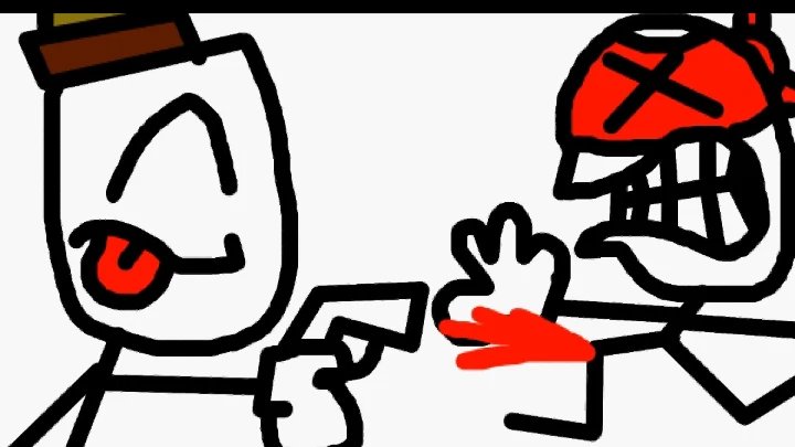 Battle between two men