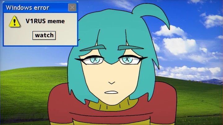 Virus animation meme