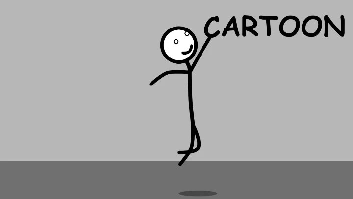 Stickman vs Cartoon