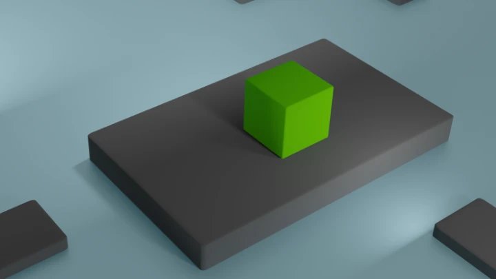 Jumping Cube animation