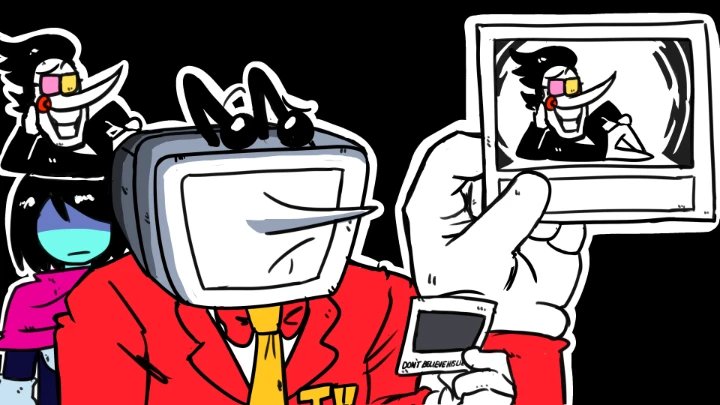 A Deltarune chapter 3 cartoon