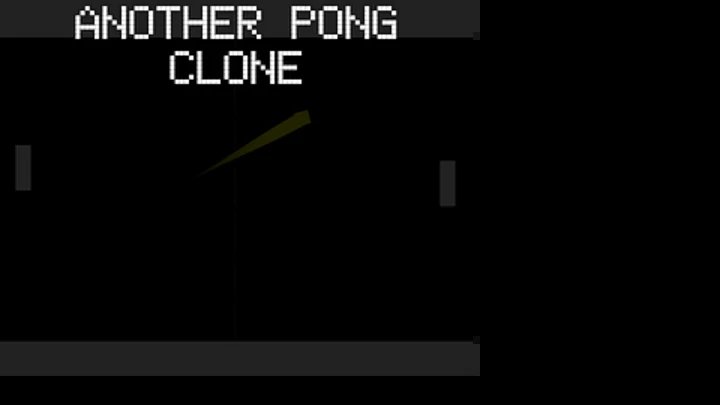 Another Pong Clone