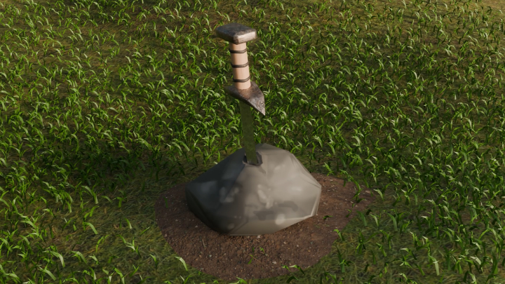 Blender Sword In Stone