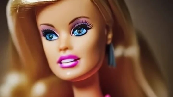 A Crashout Barbie TikTok video