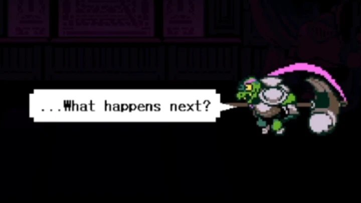 DELTARUNE Secret Hammer of Justice fight dialogue