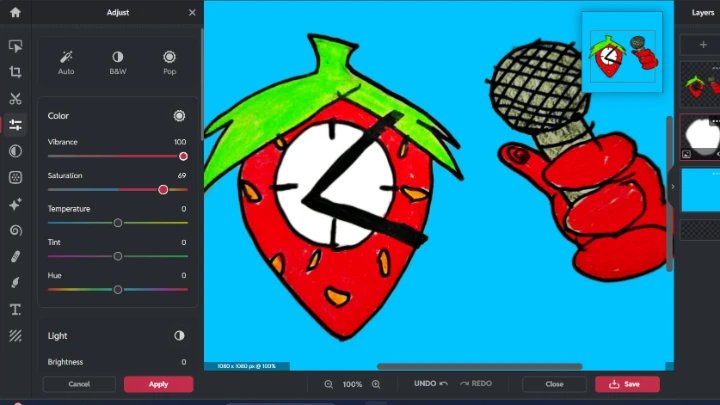 in the clock of it 🅱️