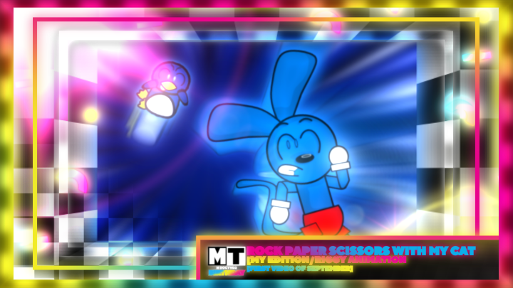 Rock Paper Scissors with my cat [My Edition/Riggy Animation]