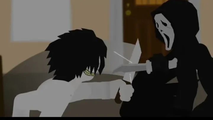 Ghostface Vs Jeff the killer | Full cut (Fan animation)